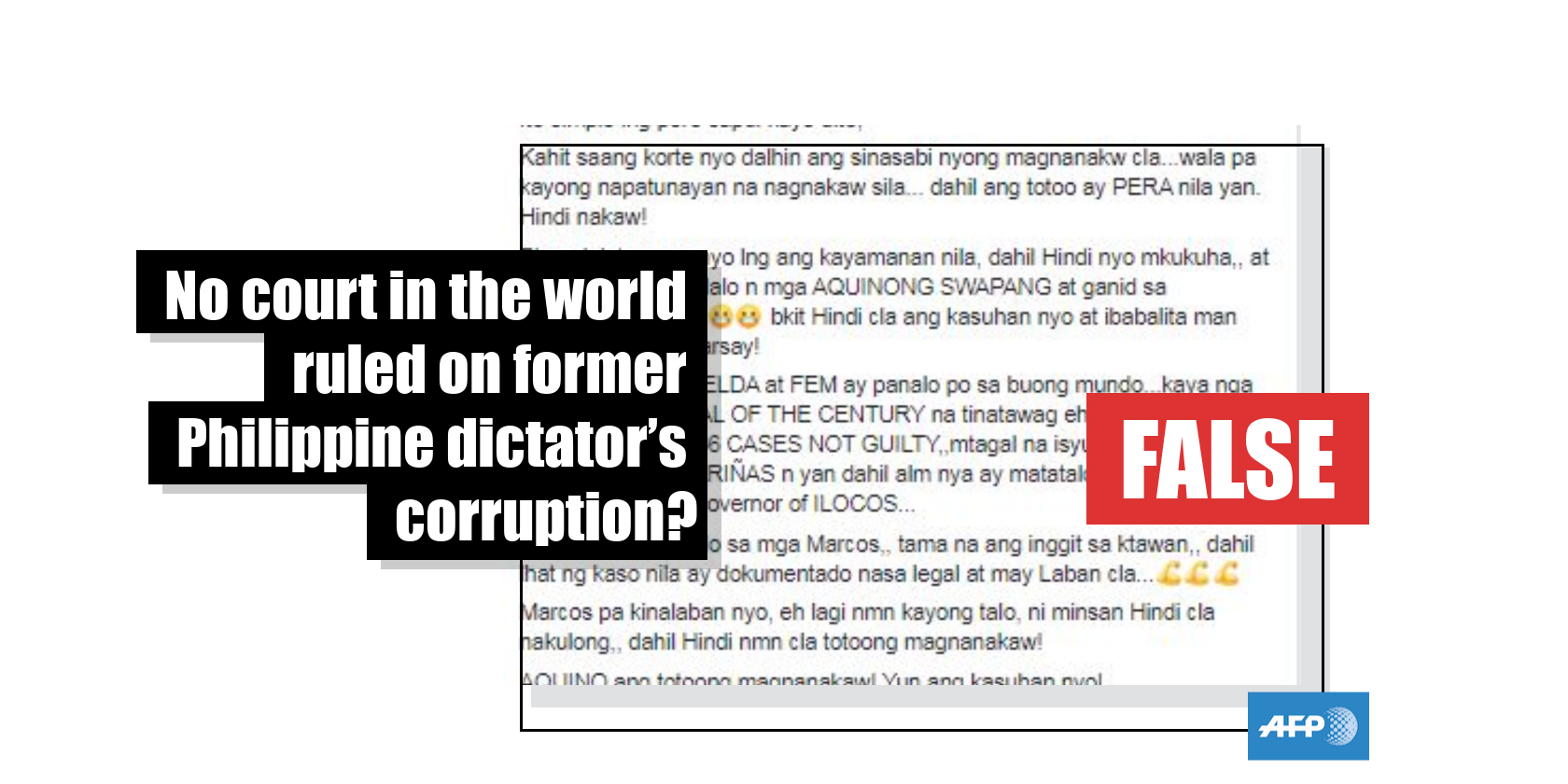 The Philippine Supreme Court ruled three times that Ferdinand Marcos ...