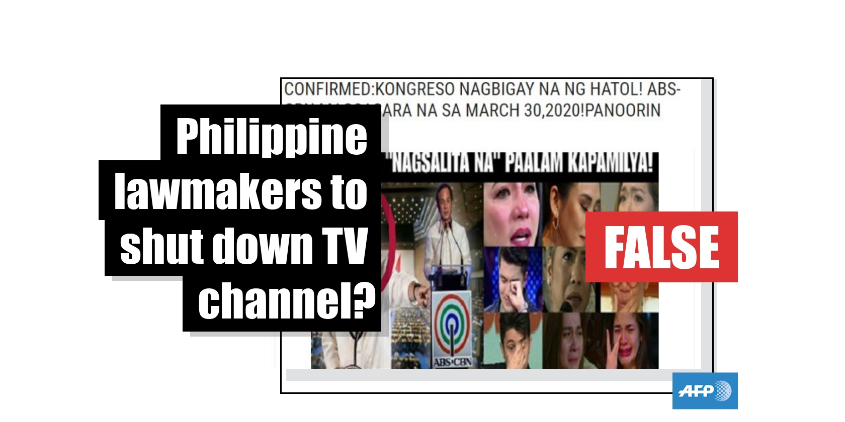 The Philippine Congress Has Not Decided To Block The Renewal Of Popular