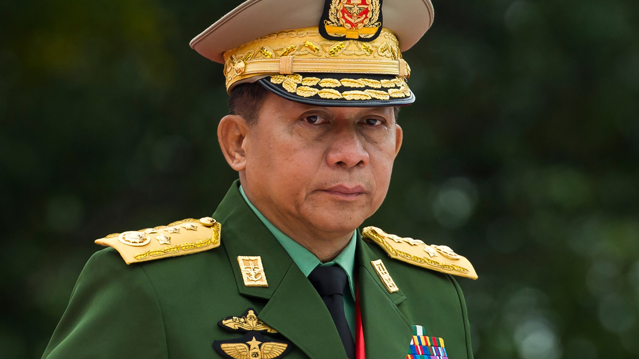 Myanmar army chief mocked online for short stature in doctored photo ...
