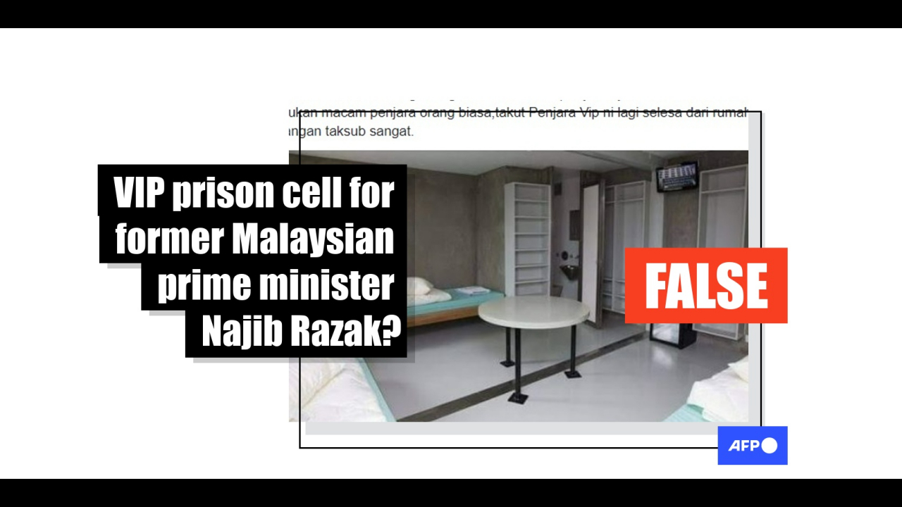 Photo of Swiss prison misrepresented as VIP cell where Malaysia's ex ...