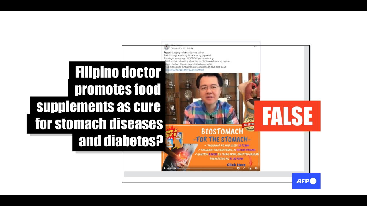 Scam posts tout unregistered supplements for stomach diseases and ...