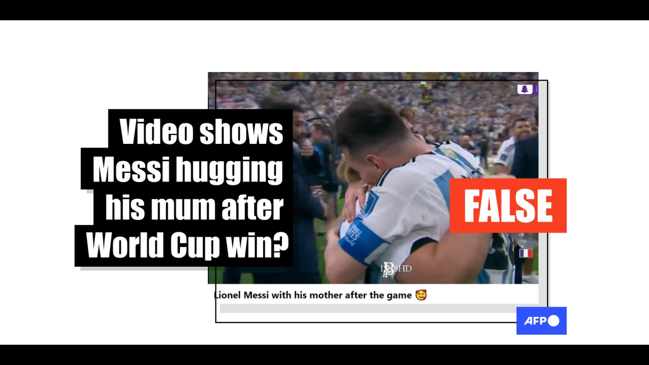 Woman seen hugging Messi after World Cup win is chef for Argentinian ...