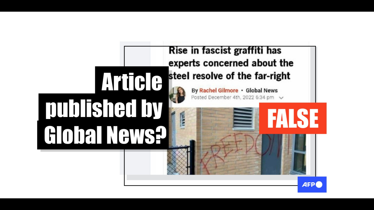 Image of Global News article is manipulated | Fact Check