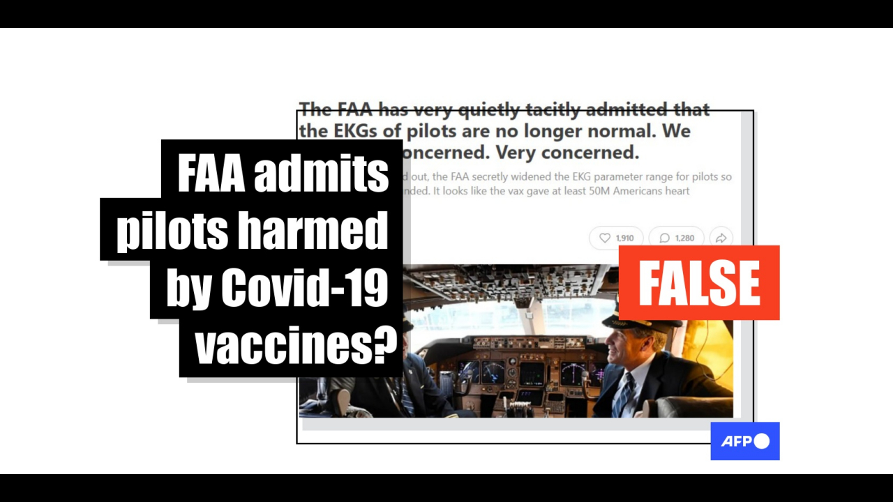 US pilot health guidance predates pandemic | Fact Check