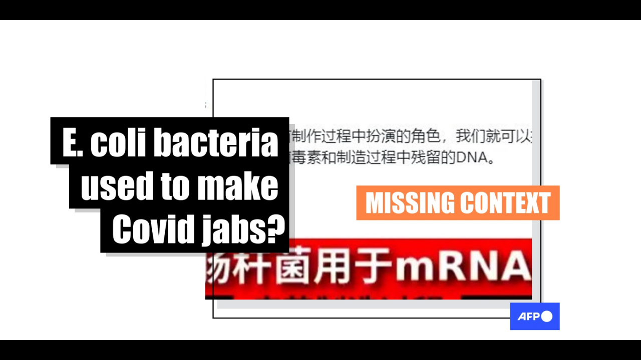 Misleading posts about 'E. coli bacteria in Covid vaccines' spread ...