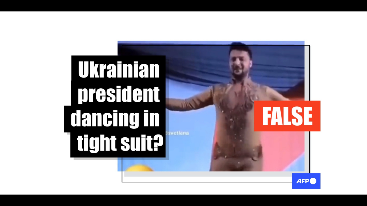 Video shows Argentine dancer, not Volodymyr Zelensky | Fact Check