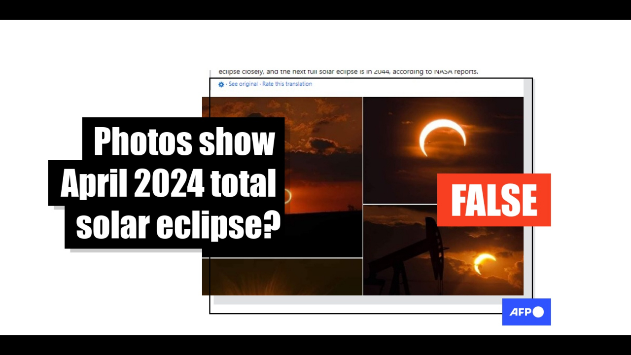 Old photos falsely shared as April 2024 total solar eclipse | Fact Check