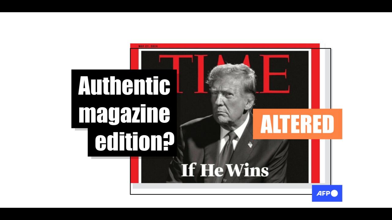 Altered Time cover spreads after Trump interview | Fact Check