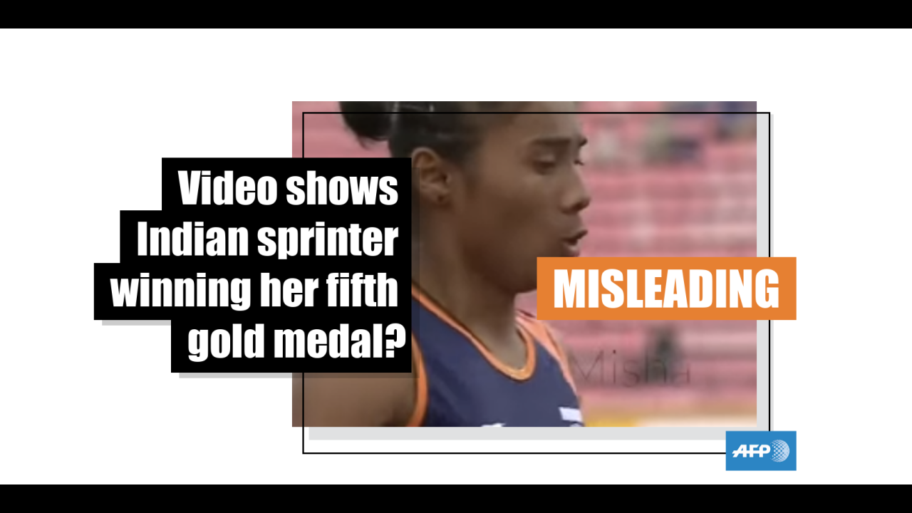 This video shows Indian sprinter Hima Das winning her first gold medal ...