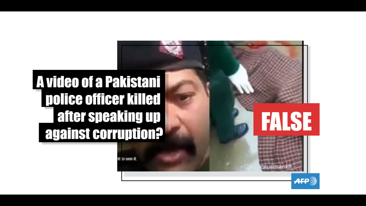 No, this Pakistani police officer was not killed after speaking up ...